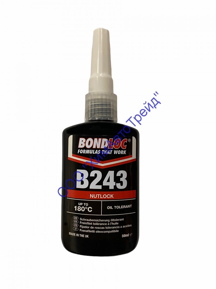 Bondloc B243 Резьбовой фиксатор средней прочности, синий